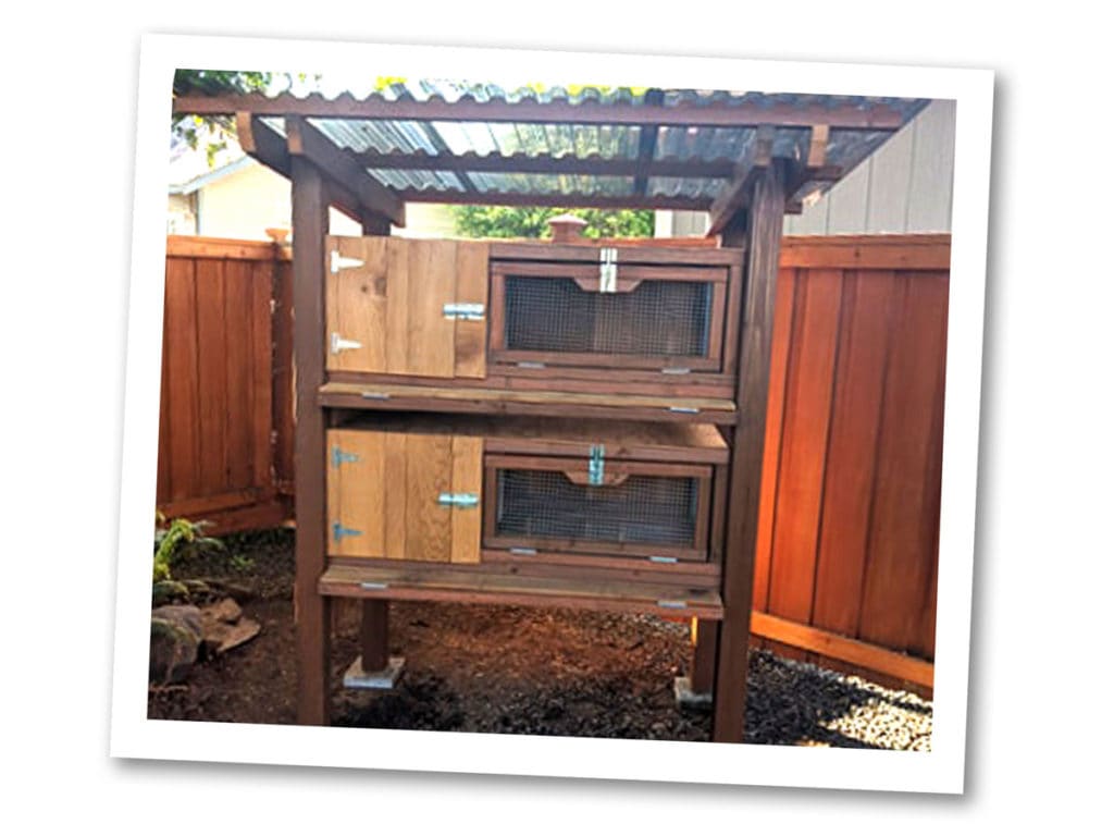 The Quail Hutch Backyard Quail Coop Plans | The Garden Coop